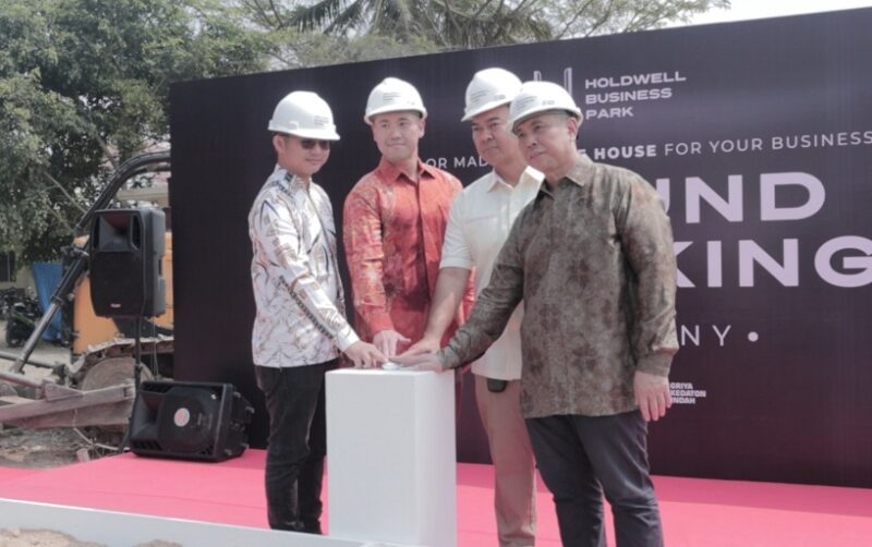 Triniti Land Gelar Groundbreaking Holdwell Business Park